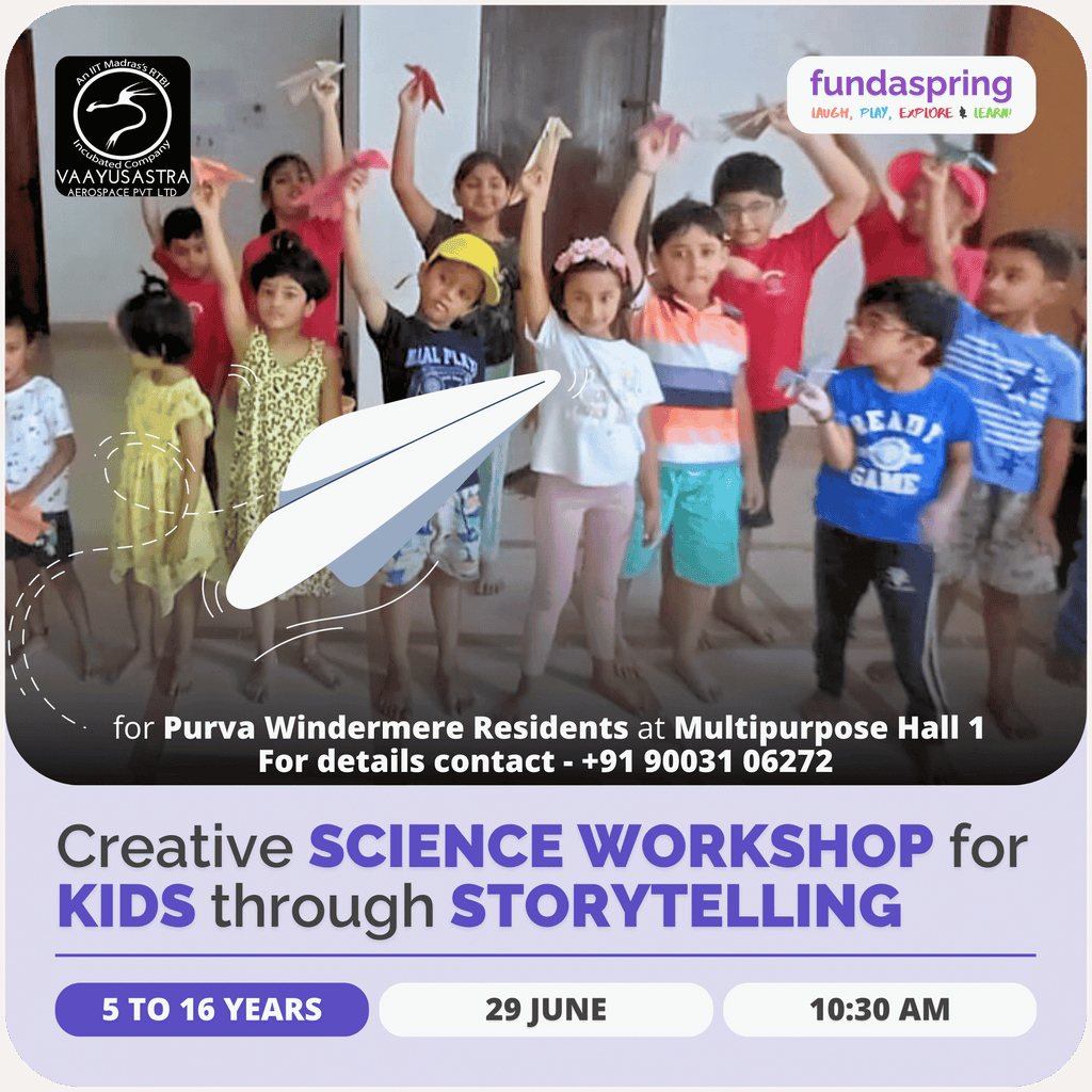 Creative Science Workshop for Kids through Storytelling, Chennai – fundaspring