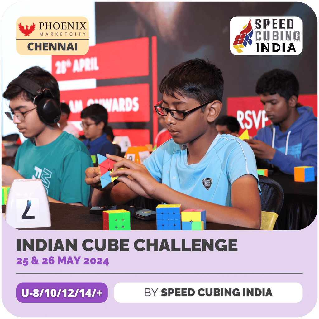Indian Cube Challenge May 2024 for U-8/10/12/14/+ at Phoenix Marketcity, Chennai – fundaspring
