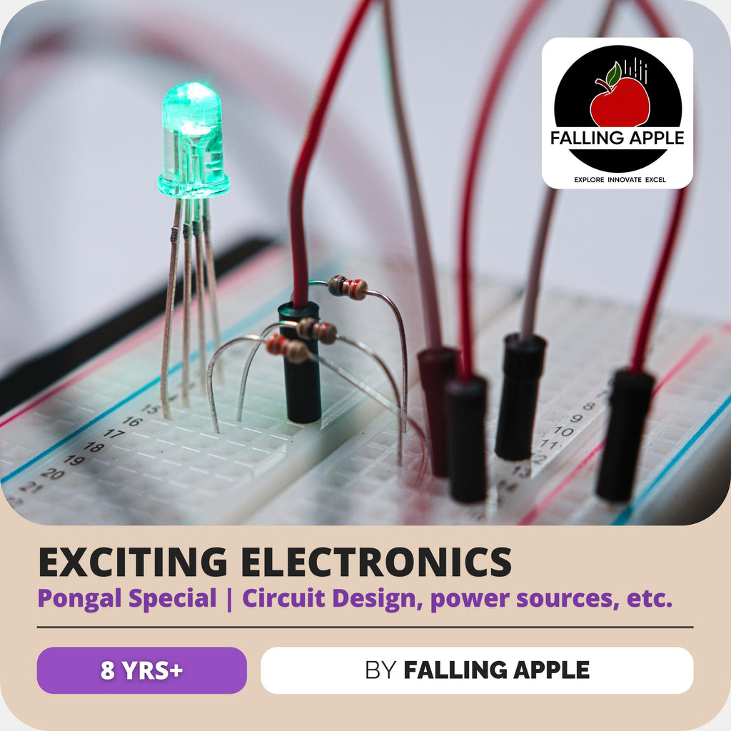 Electronics Workshop for Kids - Falling Apple Activities – fundaspring