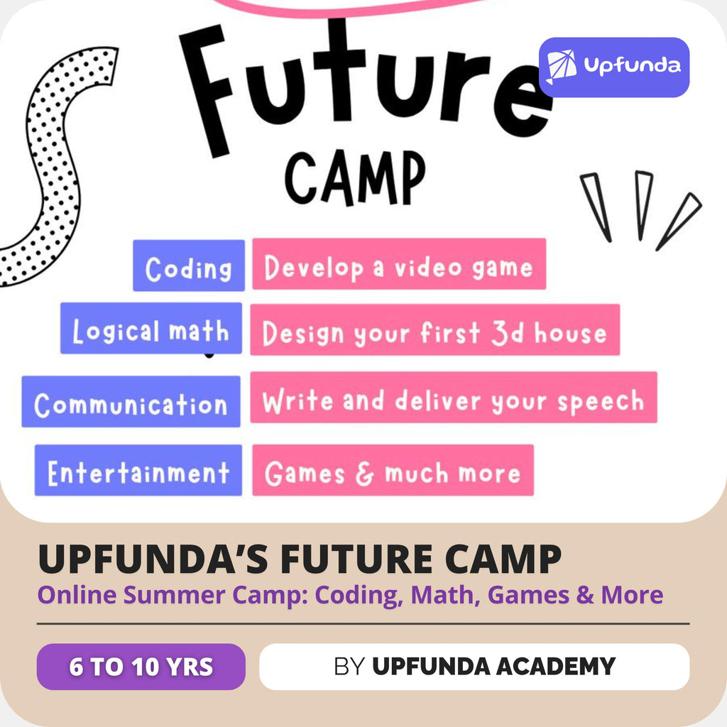 Upfunda Kids Online Summer Camp | Coding, Math & More | Ages 6-10 ...